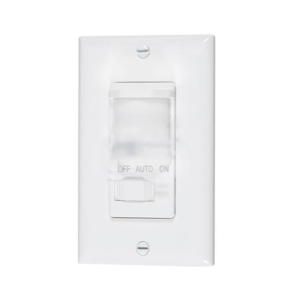 500W Rectangle White Motion Sensor Switch in 120V American Imaginations ...