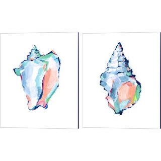 Ethan Harper 'Pop Shell Study A' Canvas Art, Set of 2 - Bed Bath ...