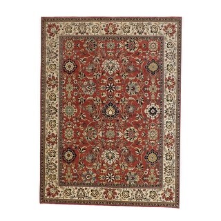 Wahi Rugs Traditional Wool Hand Knotted Rug 8.10x11.11 - 9'2" x 11'9 ...