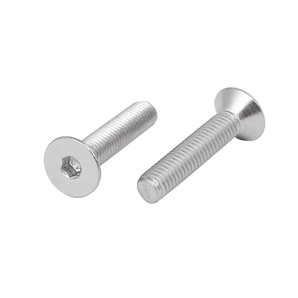 M5x25mm 316 Stainless Steel Countersunk Flat Head Hex Socket Cap Screw ...