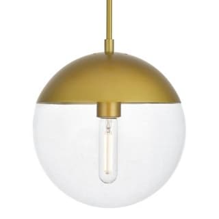 Elegant Lighting LDPG6037 Eclipse 10" Wide Plug-In Mini Pendant with ...