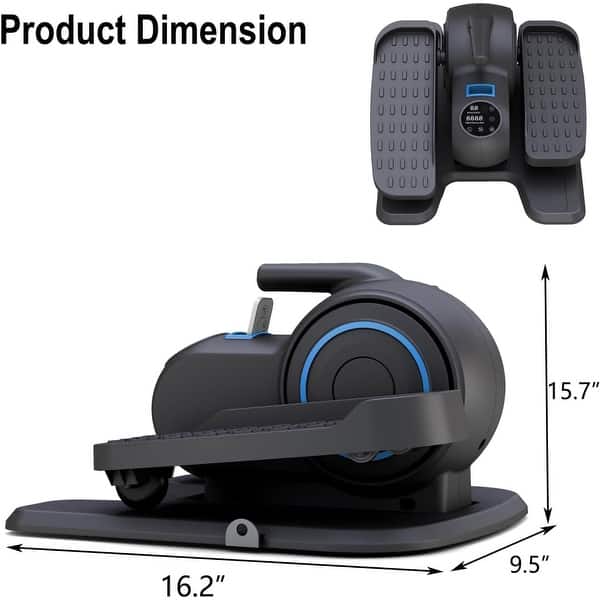 Electric Leg Exerciser Under Desk Adjustable Speed Elliptical Machine ...