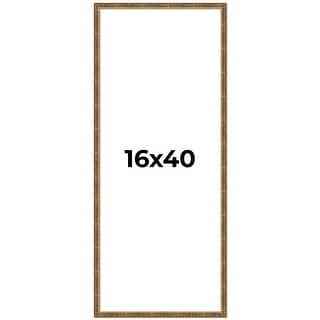16x40 Frame Gold Picture Frame - Complete Modern Photo Frame Includes ...