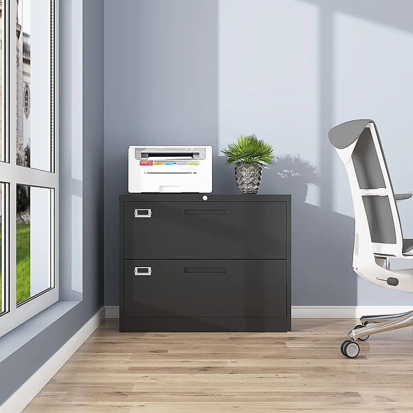 2 Drawer Lateral File Cabinet With Lock - Bed Bath & Beyond - 36192677