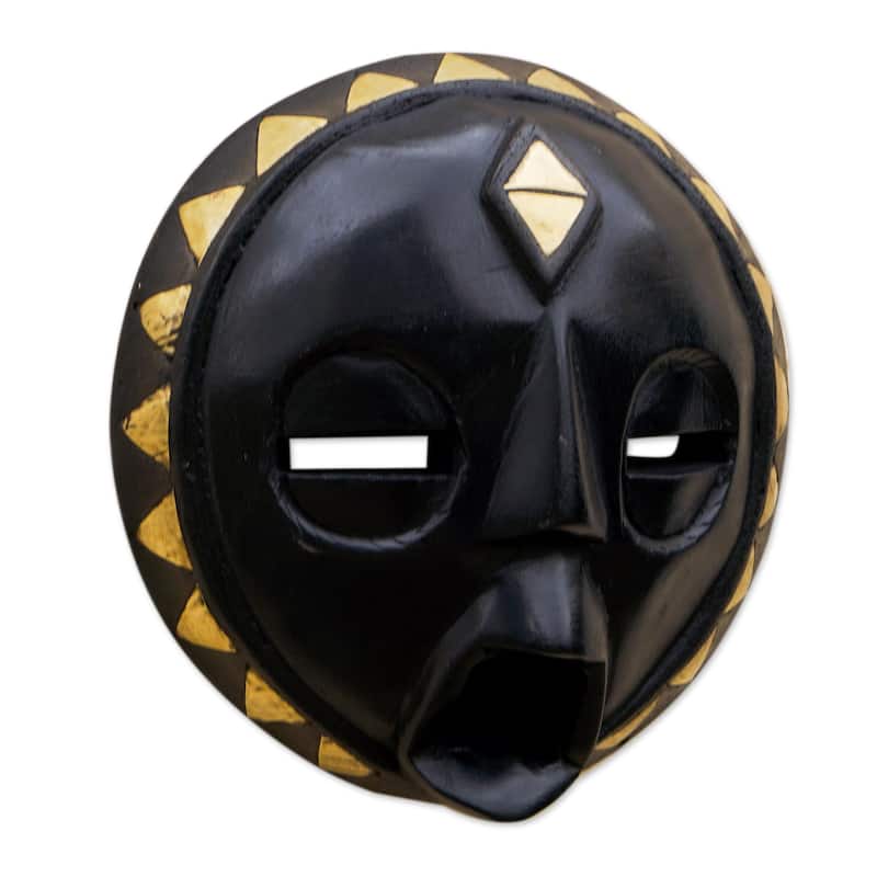 Novica Handmade Ga Wisdom African Wood Mask - Bed Bath & Beyond - 37867602