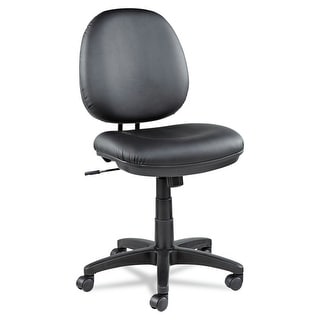 Interval Series Swivel/Tilt Task Chair, Leather, Black - Bed Bath ...