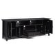 WYNDENHALL Halifax 72 inch Wide Solid Wood Transitional TV Stand - 72"w ...