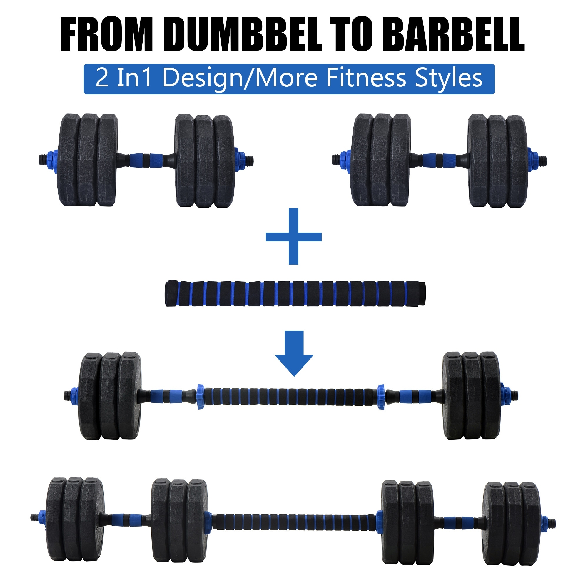 weight bar with weights set