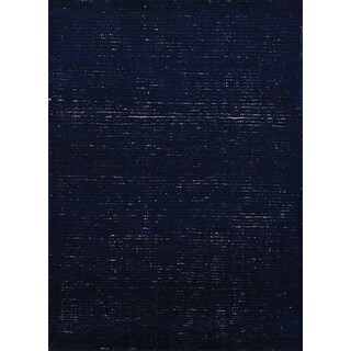 Blue Moroccan Contemporary Foyer Rug Handmade Wool Carpet - 2'0"x 3'0 ...