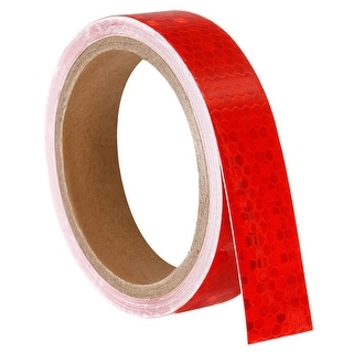 Reflective Tape, 1 Roll 15 Ft x 1-inch Safety Tape Reflector, Red - Bed ...