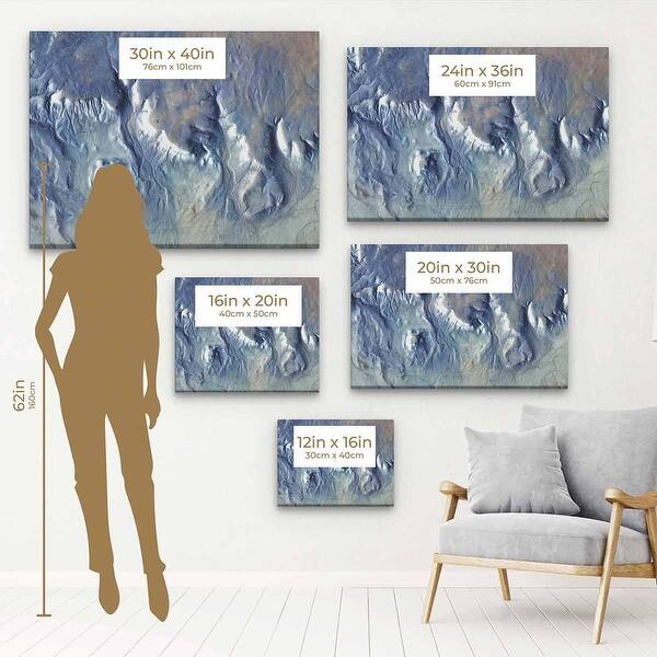 Blue Abstract Naturalism Wall Art Canvas 5842 - Bed Bath & Beyond ...
