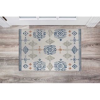 PIPER NAVY Doormat By Kavka Designs - Bed Bath & Beyond - 38247774