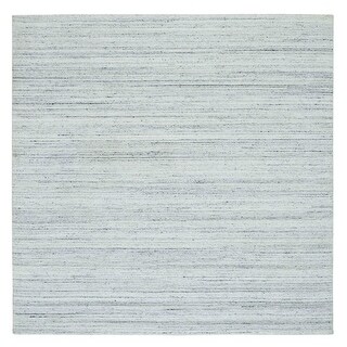 Shahbanu Rugs Ash Gray Modern Striae Design Tone on tone Soft Pile ...