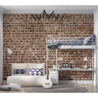 Surface Texture Wallpaper Wall Mural - Old Dominion Brick Wall - Bed ...