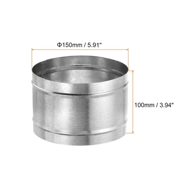 Duct Connector Galvanized Steel Round Ventilation Duct Extension for ...