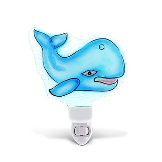 CoTa Global Ocean Whale Glass Plug In Night Light Energy Efficient LED ...