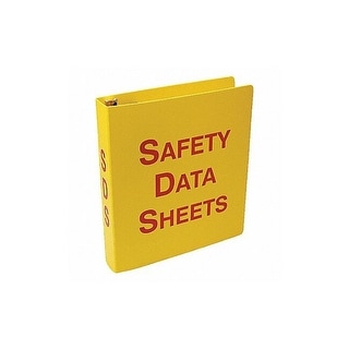 Accuform Binder: Binder Only, Safety Data Sheets, English ZRS643 - 1 ...