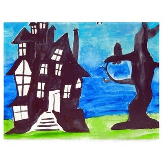Haunted House Place Mat Set of 4 - Bed Bath & Beyond - 33056471