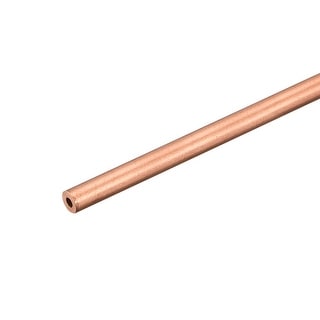 Copper Round Tube 3.5mm OD 1mm Wall Thickness 300mm Length Pipe Tubing ...
