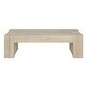 Classic Home Bristol Cracked Oak Coffee Table in Meadow White - Bed ...