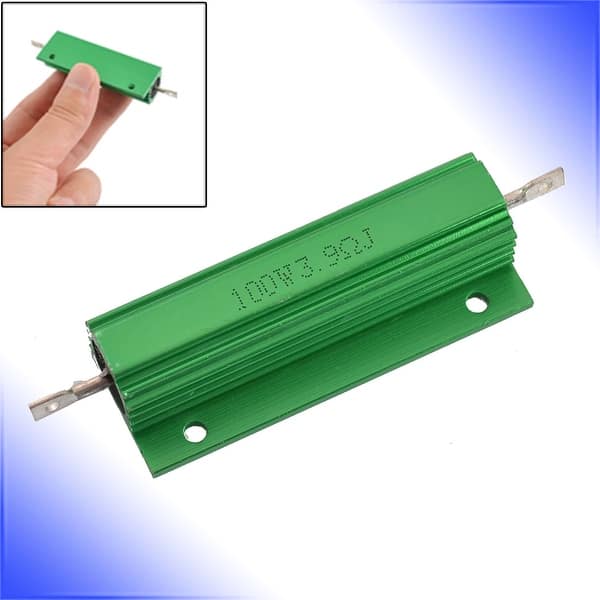 Chassis Mounted Aluminum Shell 100W Watt 3.9 Ohm Wirewound Resistor ...