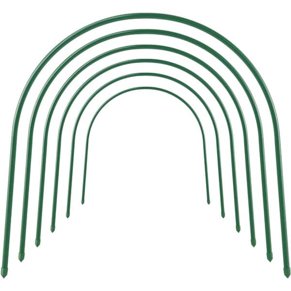 Agfabric 6-Pack Steel Greenhouse Hoops, Rust-Free Grow Tunnel, Support ...