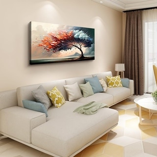 Tree Landscape Abstract Wall Paintings Framed Prints - Bed Bath ...