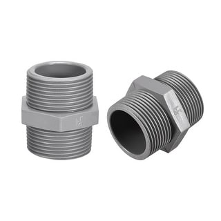 Pipe Fittings Connector G1-1/4 x G1-1/4 Male Thread Adapter Hex Nipple ...