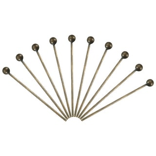 200Pcs Bronze Ball Head Pins 40mm Wire Head Pins Brass 20 Gauge - Bed ...