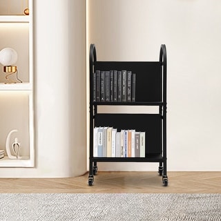 Modern Rolling Book Cart Library Book Cart - Bed Bath & Beyond - 40811113