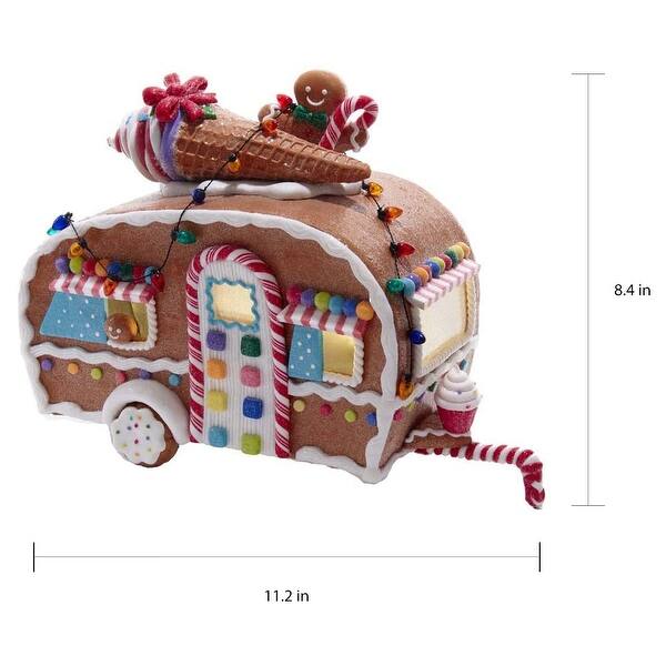 Kurt Adler Light-up Gingerbread Food Truck - Bed Bath & Beyond - 32030299