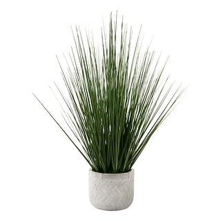 Artificial Plant, 21" Tall, Grass, Indoor, Faux, Fake, Table, Greenery ...