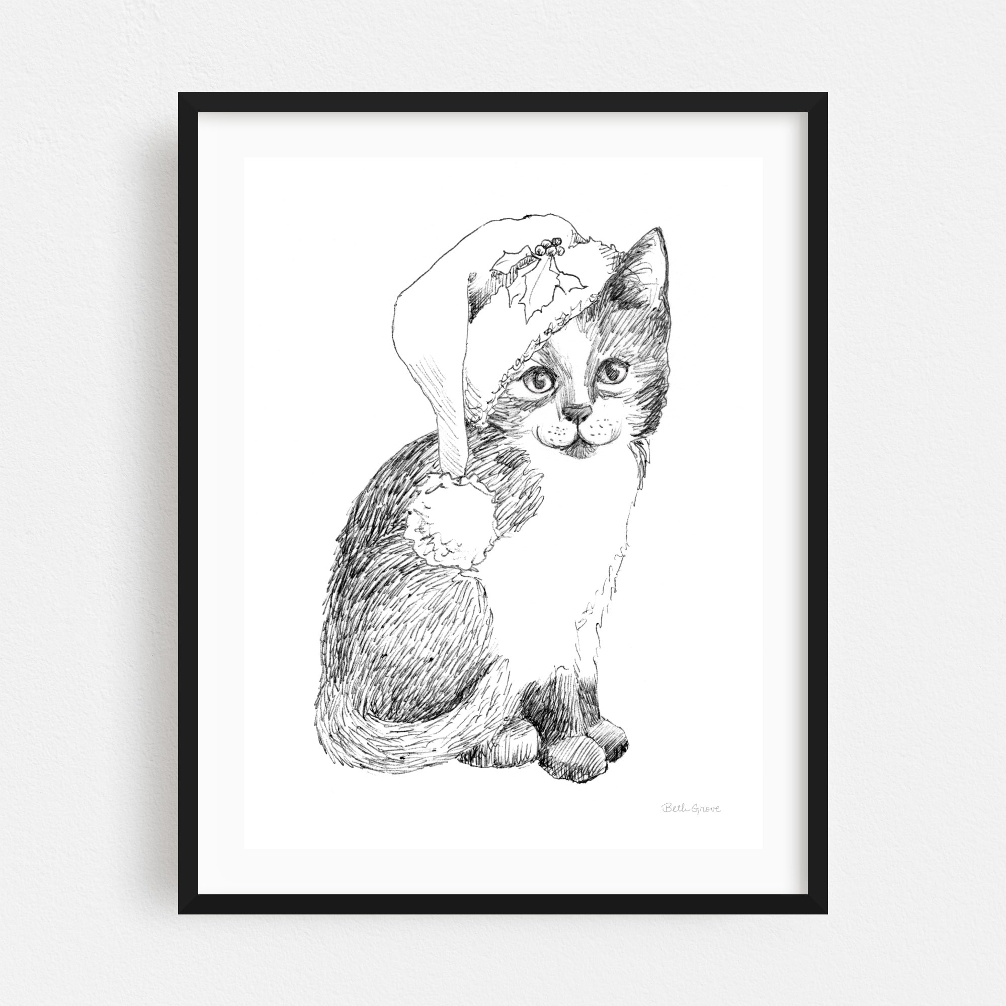 cat art printable