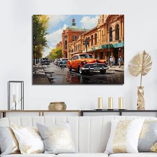 Designart "Yellow Theater Of Apollo In Harlem II" Harlem Renaissance ...