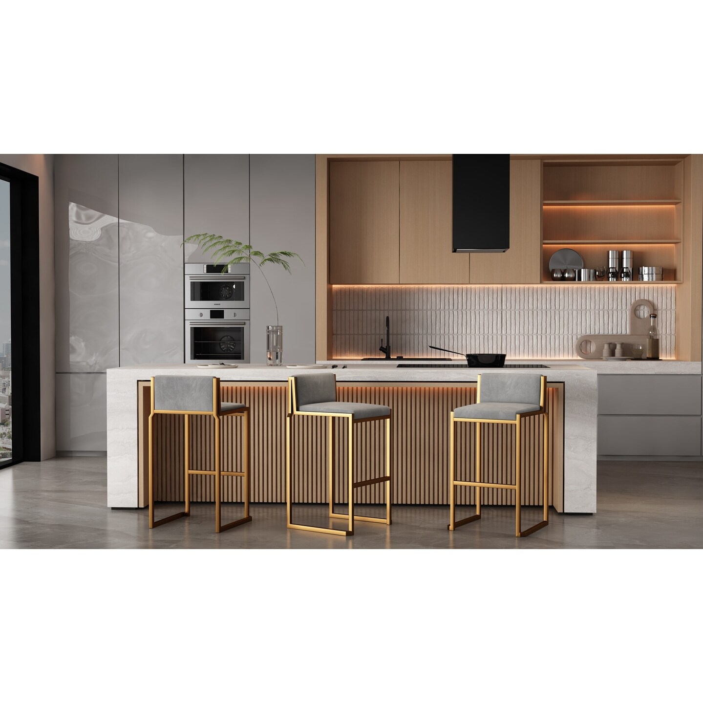 gold stackable bar stools