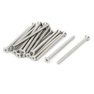 M5x80mm 304 Stainless Steel Flat Head Hex Socket Screws DIN7991 20pcs ...