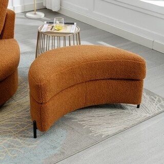 Modern Sherpa Storage Ottoman with Hidden Compartment - Bed Bath ...