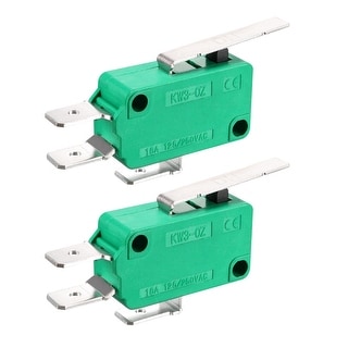 2PCS KW3-OZ 16A 125/250VAC SPDT NO NC Hinge Lever Type Micro Limit ...