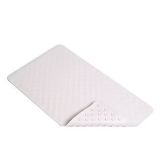 Con-Tact BMAT-C4K04-04 Shells Rubber Bath Mat, White, 16" x 28" - Bed ...