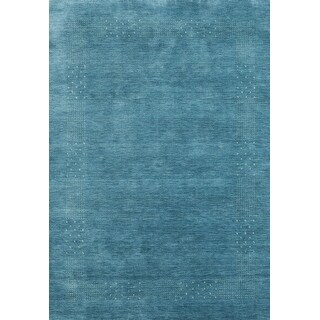 Ahgly Company Machine Washable Contemporary Blue Ivy Blue Area Rugs ...
