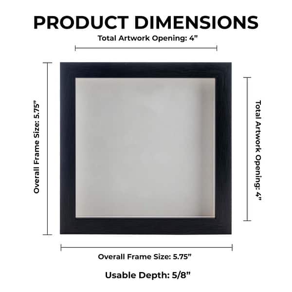 square frame dimensions
