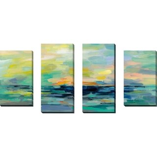 "Pacific Beach" Print on Canvas Set of 4 - Bed Bath & Beyond - 36659769