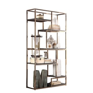 6 Shelf Metal Bookcase - Bed Bath & Beyond - 34558193
