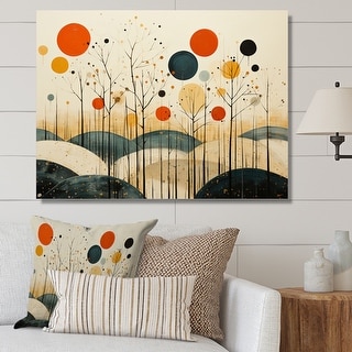 Designart "Minimalist Montage I" Abstract Collages Canvas Prints - Bed ...