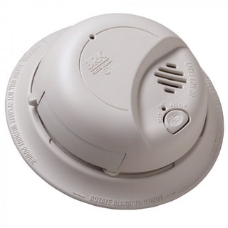 First Alert 9120B Hardwired Smoke Alarm with Battery Backup, 120V AC ...