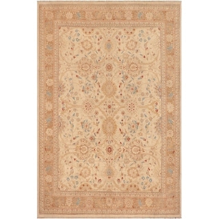 Bohemian Ziegler Breanne Beige Brown Hand-knotted Wool Rug - 9 ft. 2 in ...