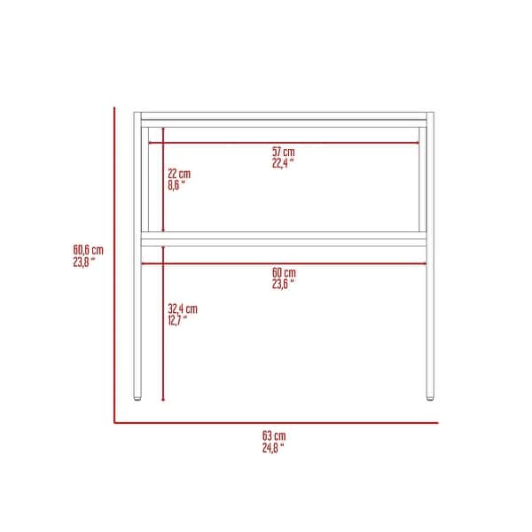 Medieval Minimalist Bedside Table Features Double-leg Locker Design ...