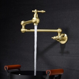 Wall Mount Pot Filler Faucet - Bed Bath & Beyond - 37939035
