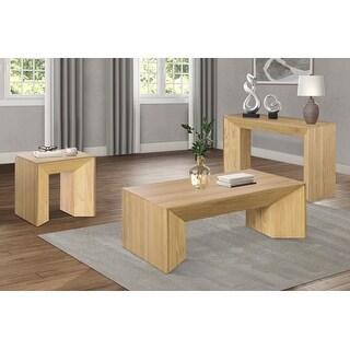 ACME Harold Coffee Table, Natural Oak Finish - Bed Bath & Beyond - 41775035