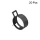 Steel Band Clamp 25mm Hose Tube Spring Clips Clamp Black Manganese ...